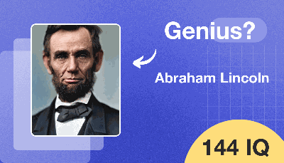 Abraham Lincoln's IQ: 144