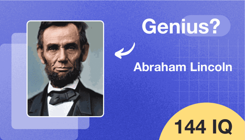 Abraham Lincoln's IQ: 144