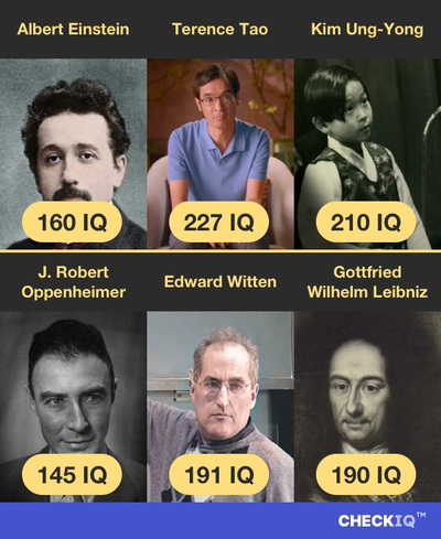 Einstein Had an IQ of 160 According to Most Sources